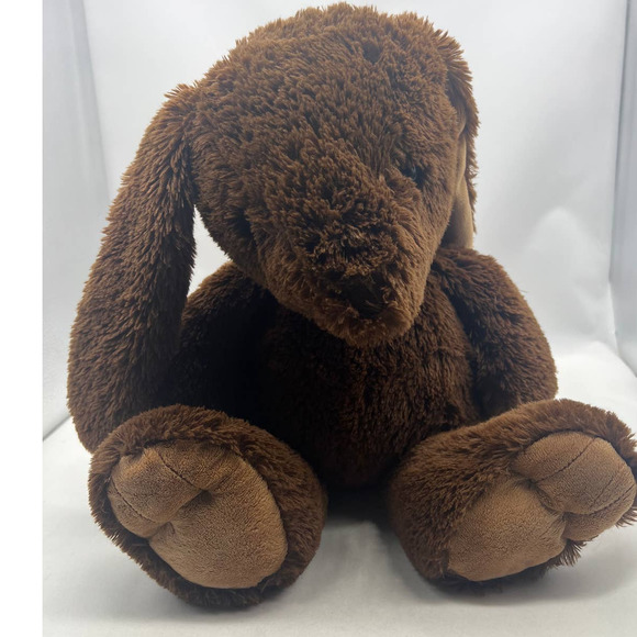 Toys | Chocolate Brown Floppy Ear Bunny Rabbit Plush | Poshmark